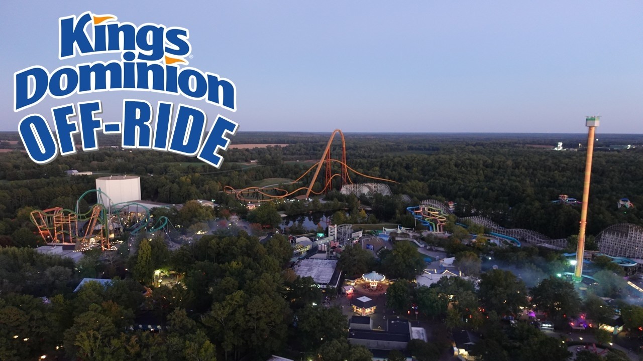 Kings Dominion Off-Ride Footage (2022-2025, 60FPS), Virginia Six Flags ...