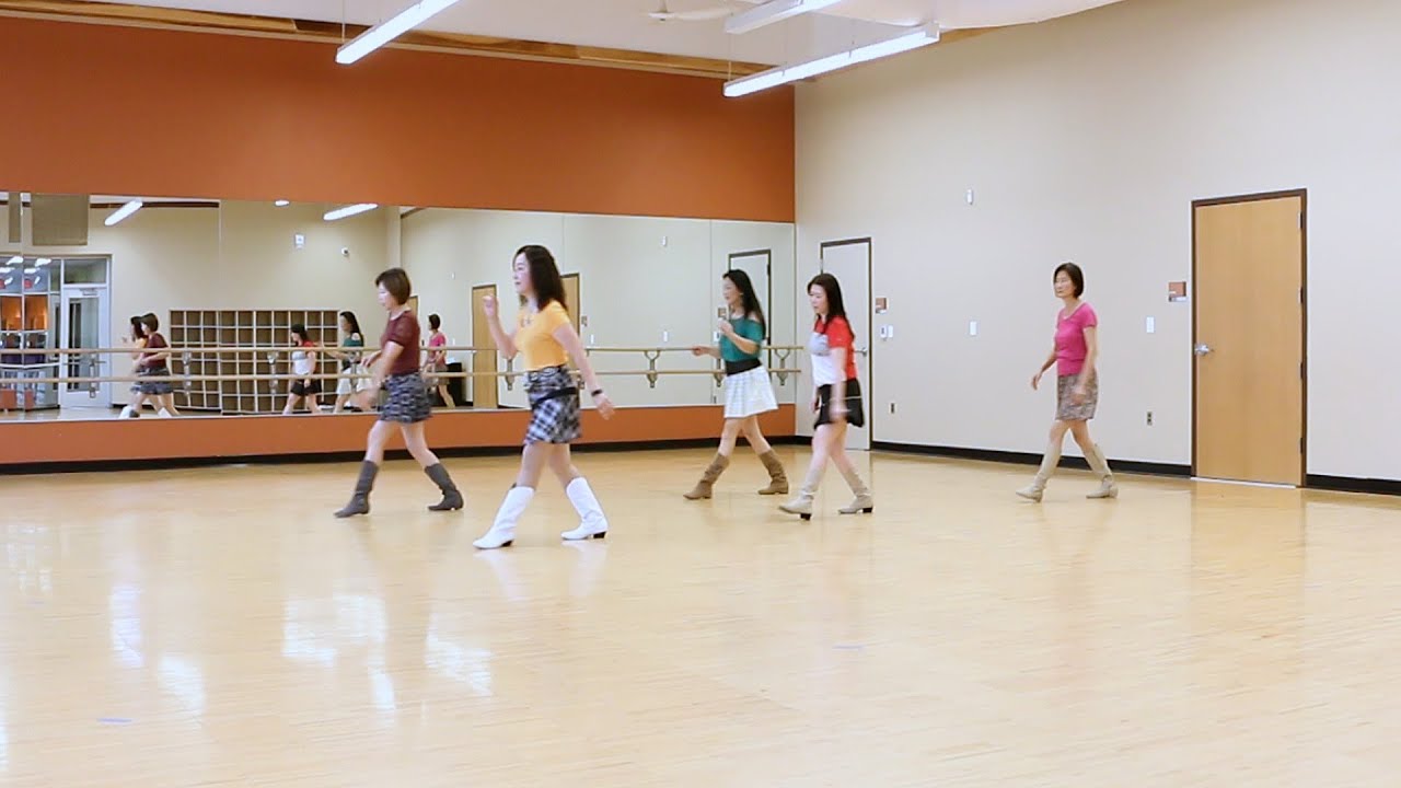 Looking Back - Line Dance (Dance & Teach) - YouTube