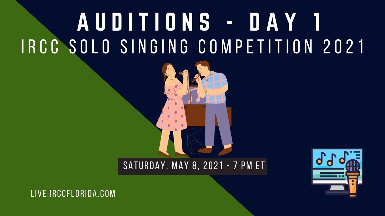 Auditions - Day 1 - IRCC Solo Singing Competition 2021 - YouTube