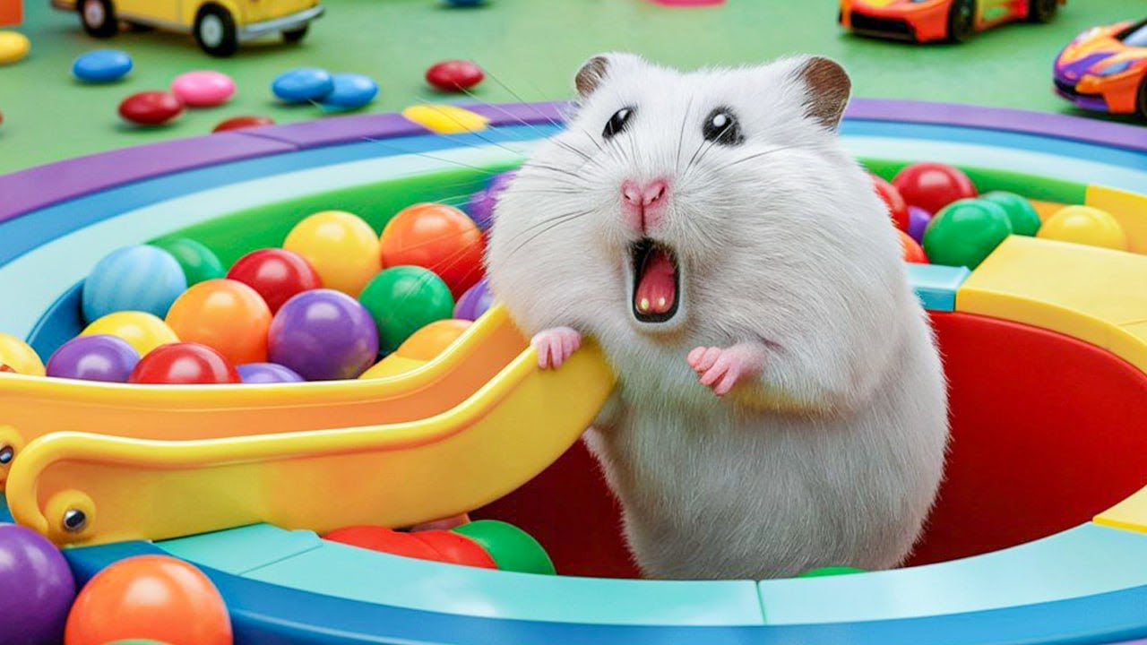 🛑 Hamster Maze with Colorful Traps 🐹 Best Compilation OF Mr Hamster #26 ...