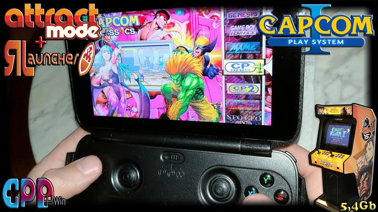GPD Win 1/2 (Attract Mode - Portable) [Pack Capcom Play System 1 ...