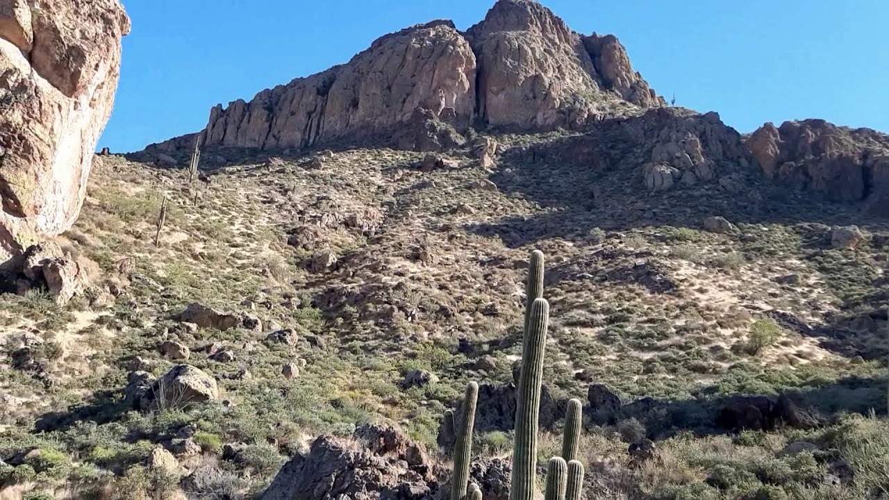 Fragile Arch near Tortilla Flat, AZ - YouTube
