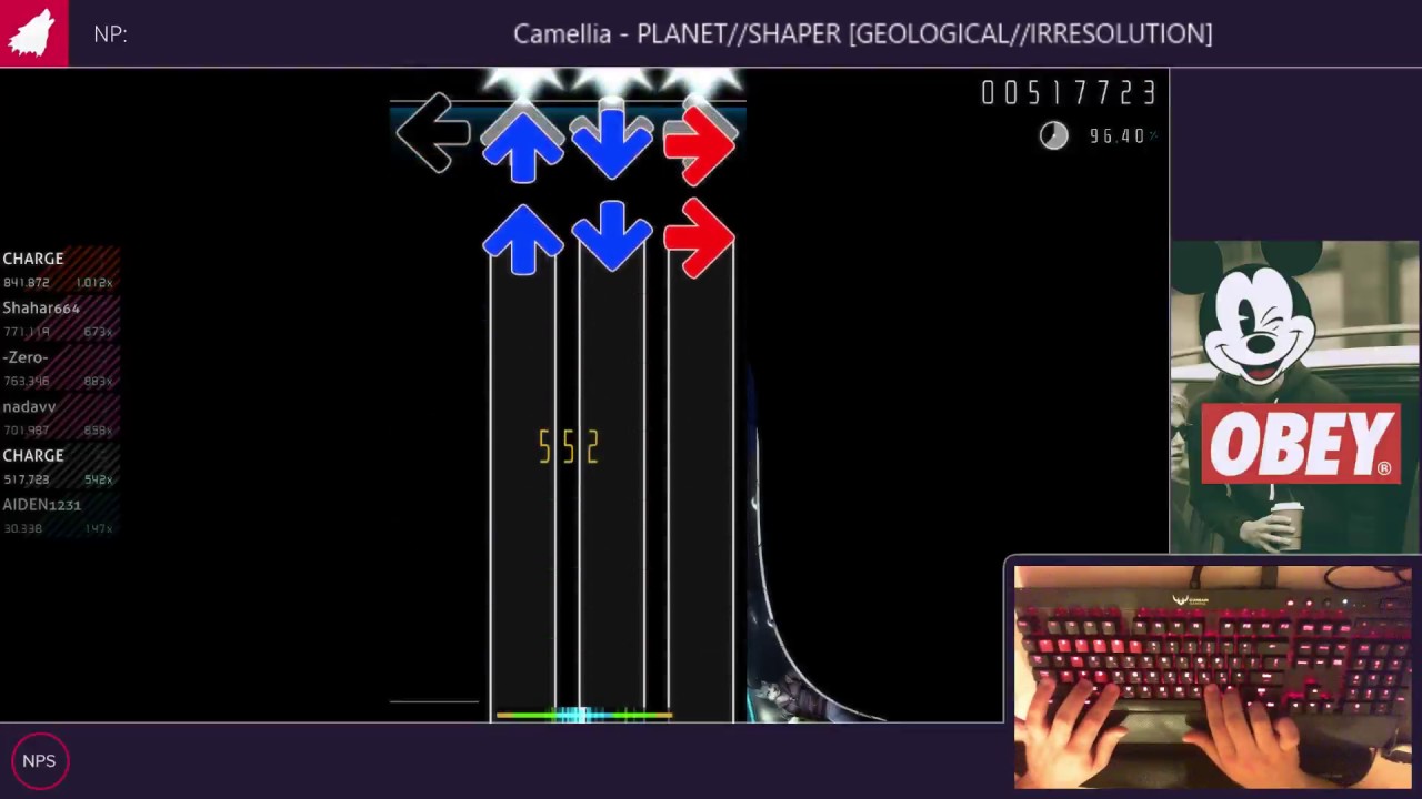 [osu!mania] Camellia - PLANET//SHAPER [GEOLOGICAL//IRRESOLUTION] ★6 96. ...