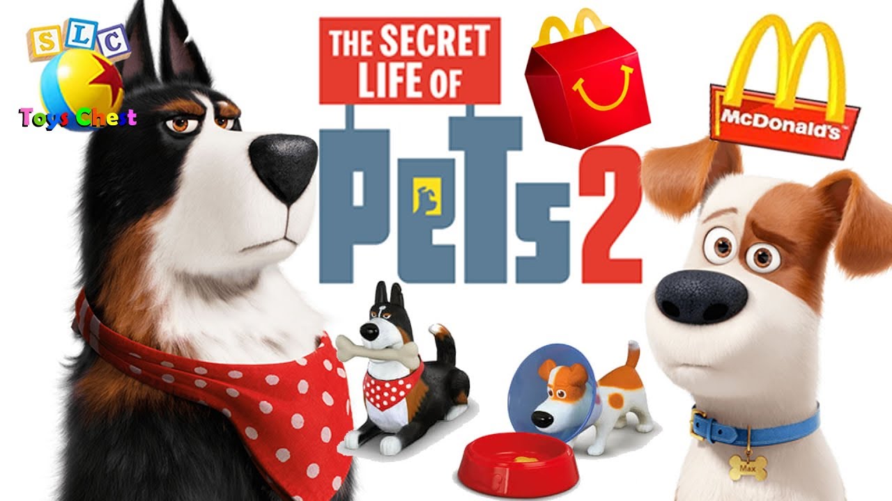 2019 Secret Life Of Pets 2 McDonald's Happy Meal toys Complete set of ...