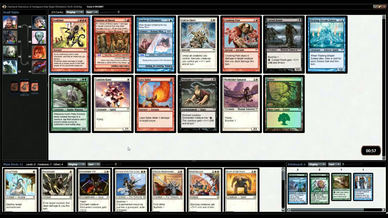MTG Kamigawa Flashback Draft 2 + Zubera Deck in Modern! ~Full Streams ...