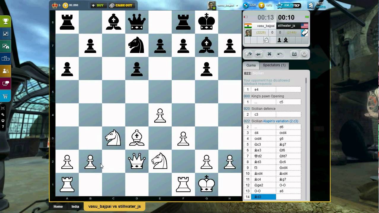 Chesscube Bullet Game ( Vasu Bajpai ) - YouTube