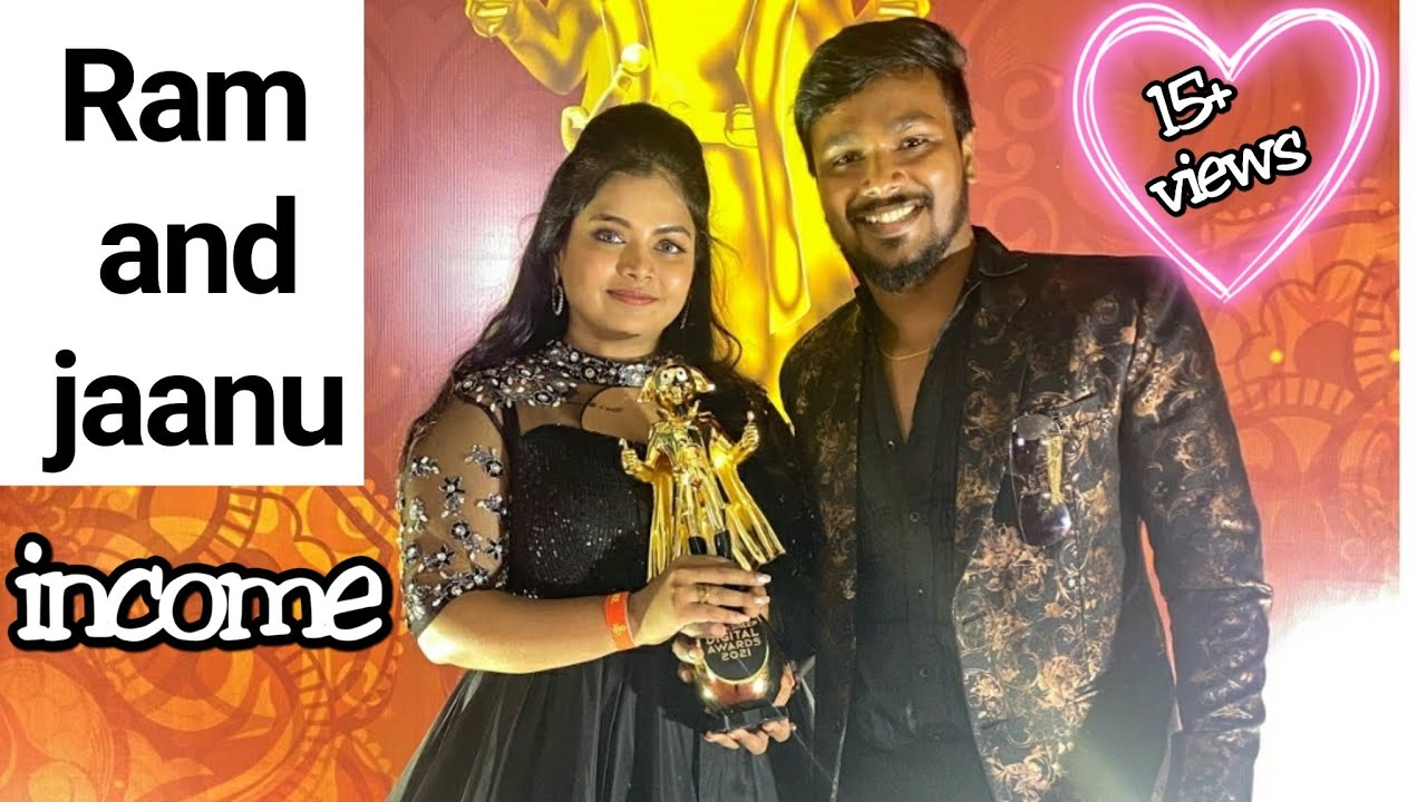 Ram and jaanu won favourite couple vlogger award/income revealed - YouTube