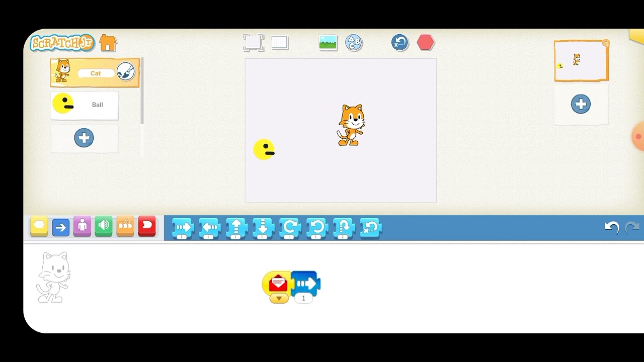 fungsi dari setiap kode block di scratch Junior - YouTube