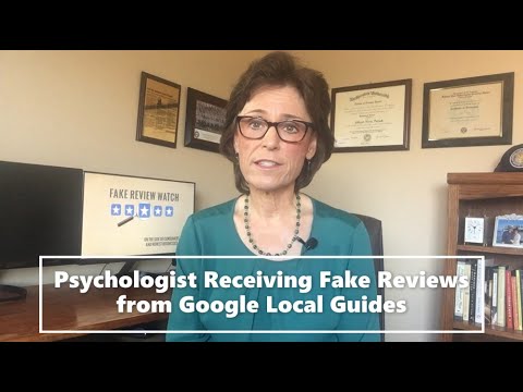 Psychologist Receiving Fake Reviews from Google Local Guides - YouTube