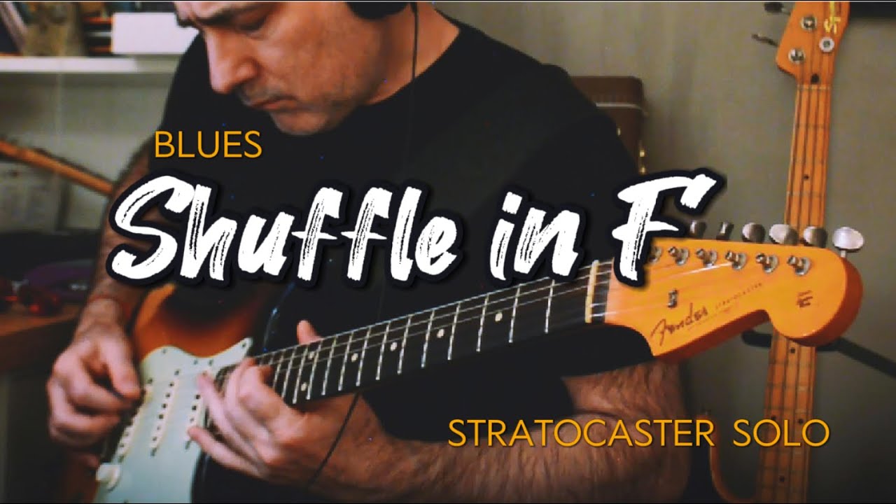 Stratocaster Solo | Tight Shuffle in F - YouTube