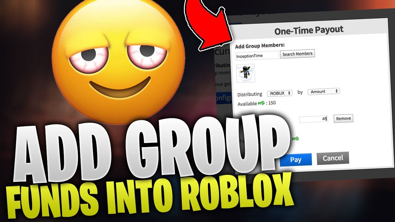 How to add group funds into roblox (2021 UPDATE) - YouTube