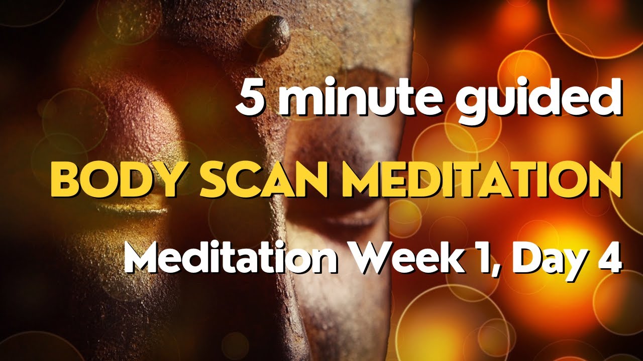 5 Minute Meditation- Body Scan The Journey Begins. Meditation Week 1 ...