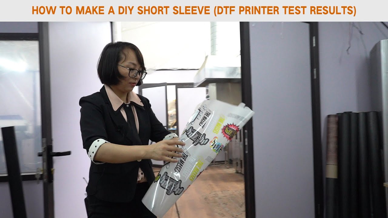 DIY Short Sleeve (DTF Printer Test Results) - YouTube