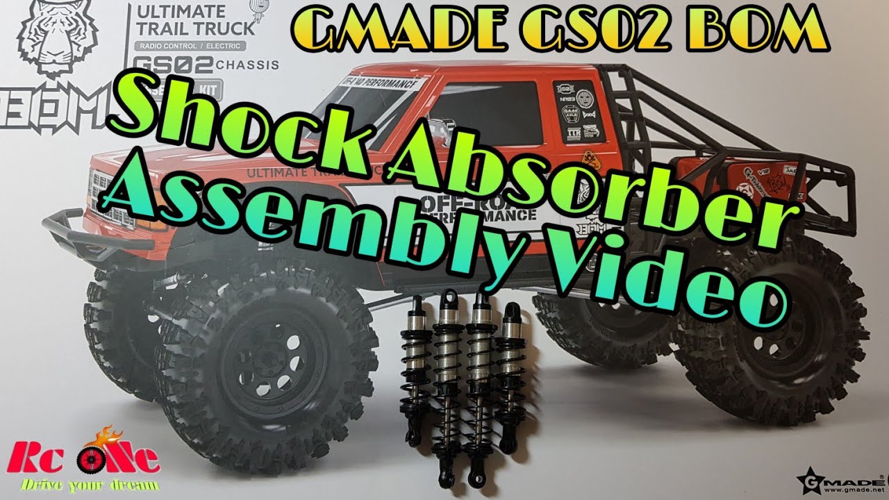 [RC CAR 알씨카]_GMADE BOM GS02 Shock Absorber Assembly Video(범 쇽 조립영상 ...