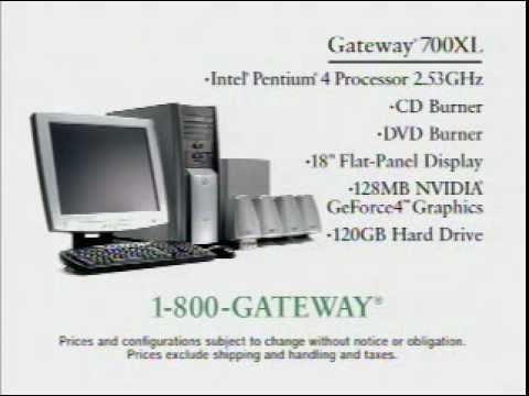 Gateway 700 desktop - YouTube