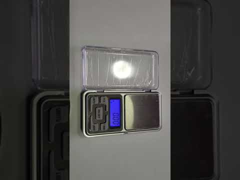 Ajuste de peso (calibracion) gramera, Pocket scale, serie MH