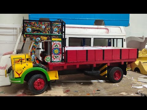 Se Lorry miniature Tyre fitting || Handmade model lorry tyre making and ...