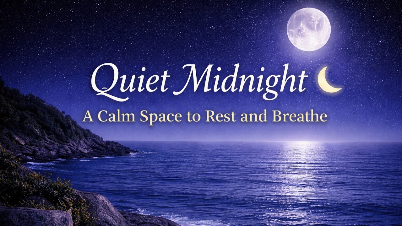 Quiet Midnight 🌙 | A Calm Space to Rest and Breathe - YouTube