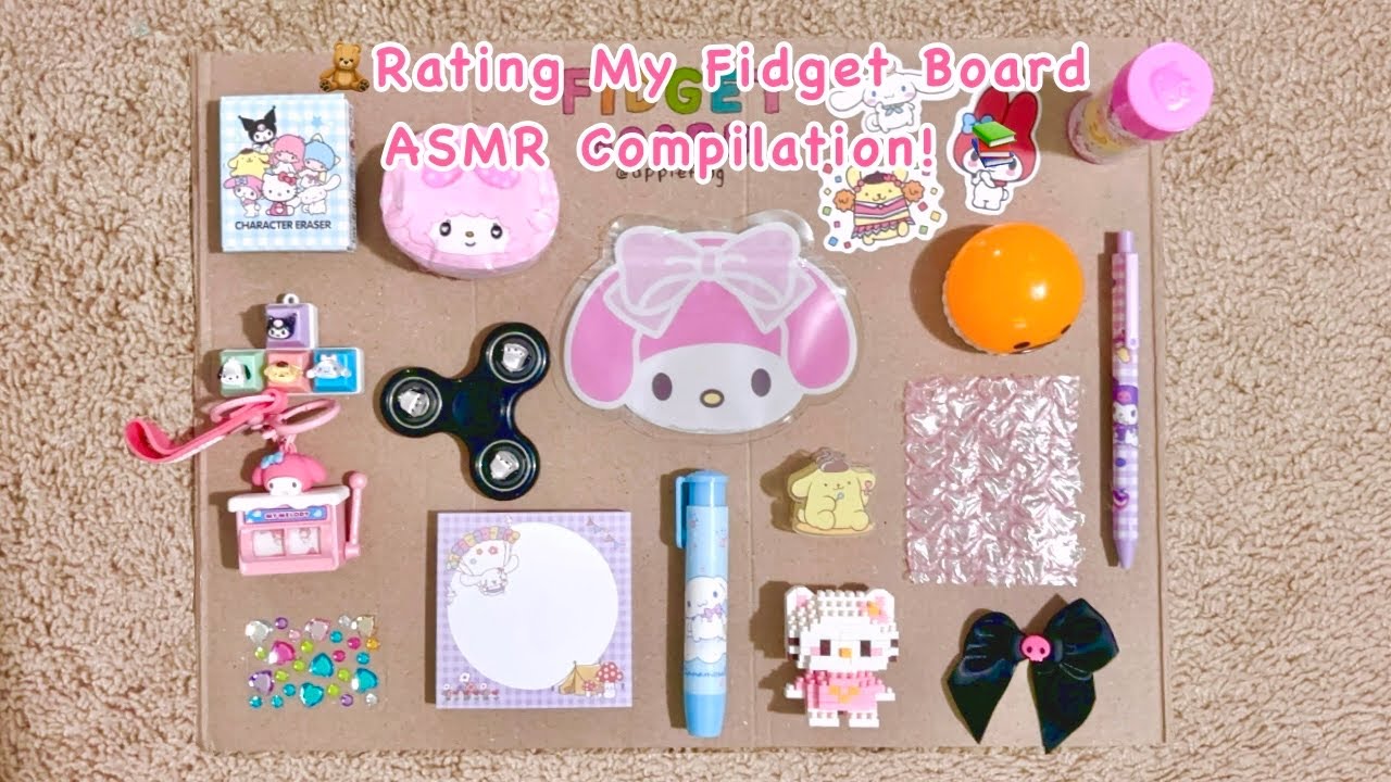 RATING MY FIDGET BOARDS ASMR COMPILATION! ⭐️ ASMR | tutorial ...