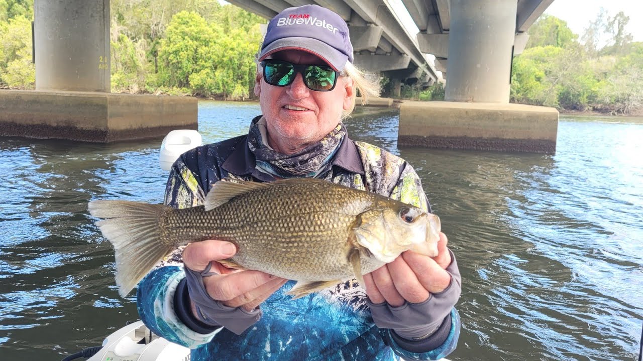 Surprise Bass Fishing at Urunga after the rains. - YouTube