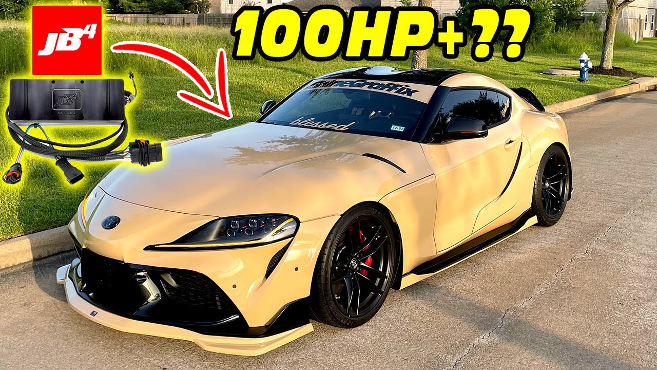 100+?? HORSEPOWER JB4 TUNER Install 2021 Supra A91 - YouTube
