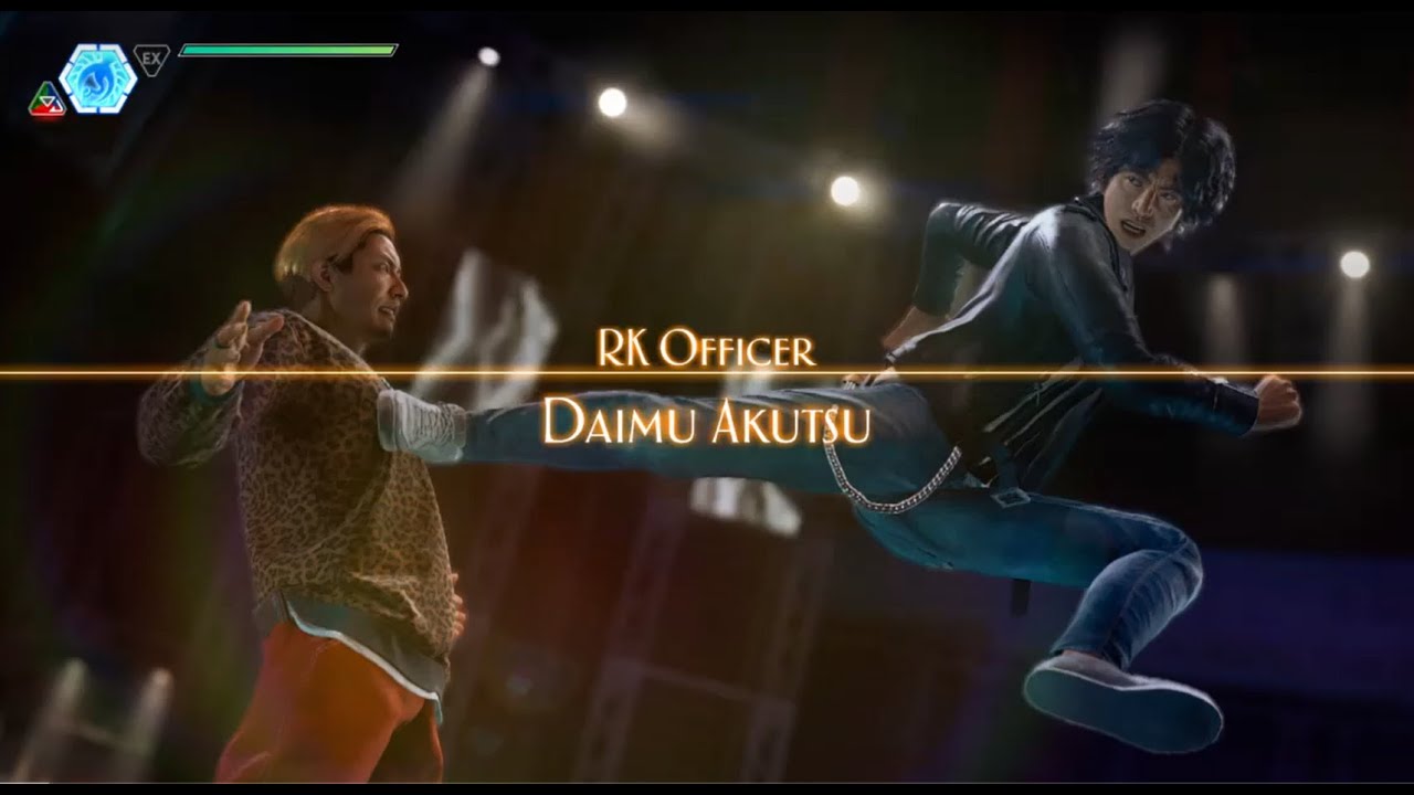 Lost Judgment Fourth Daimu Akutsu boss fight (no damage) - YouTube