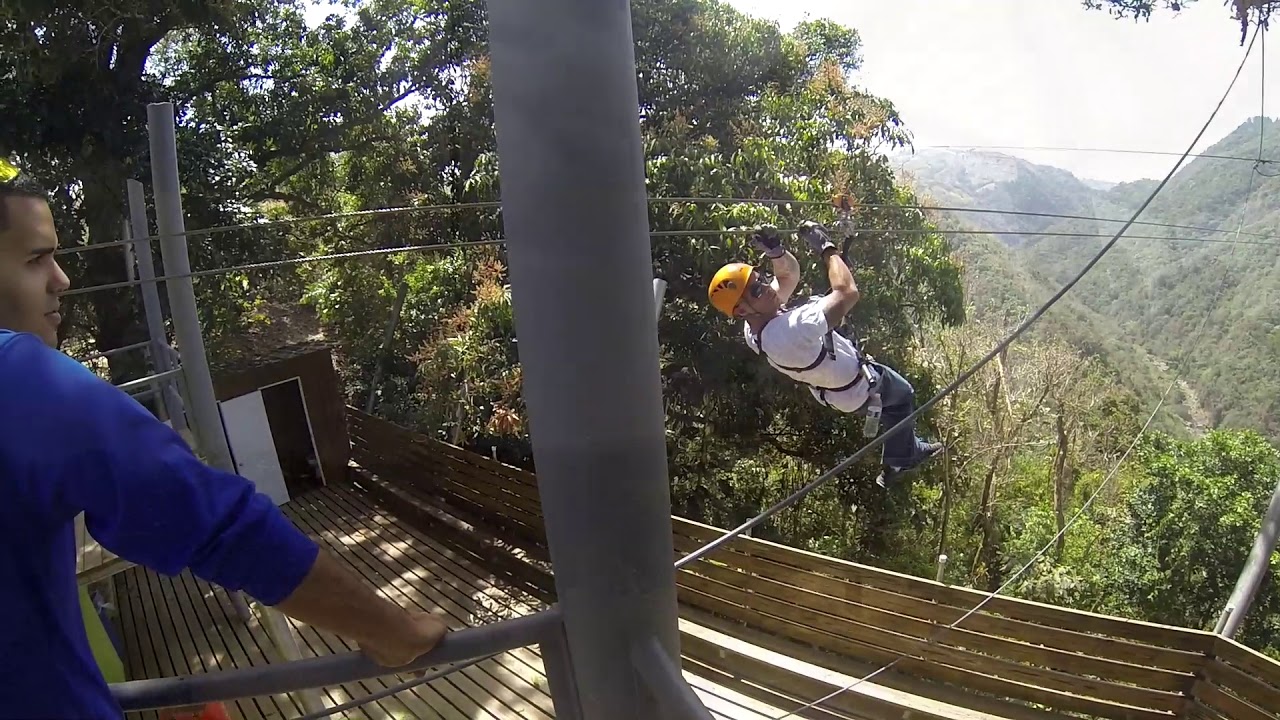 El Monstruo Puerto Rico Zip Line - YouTube