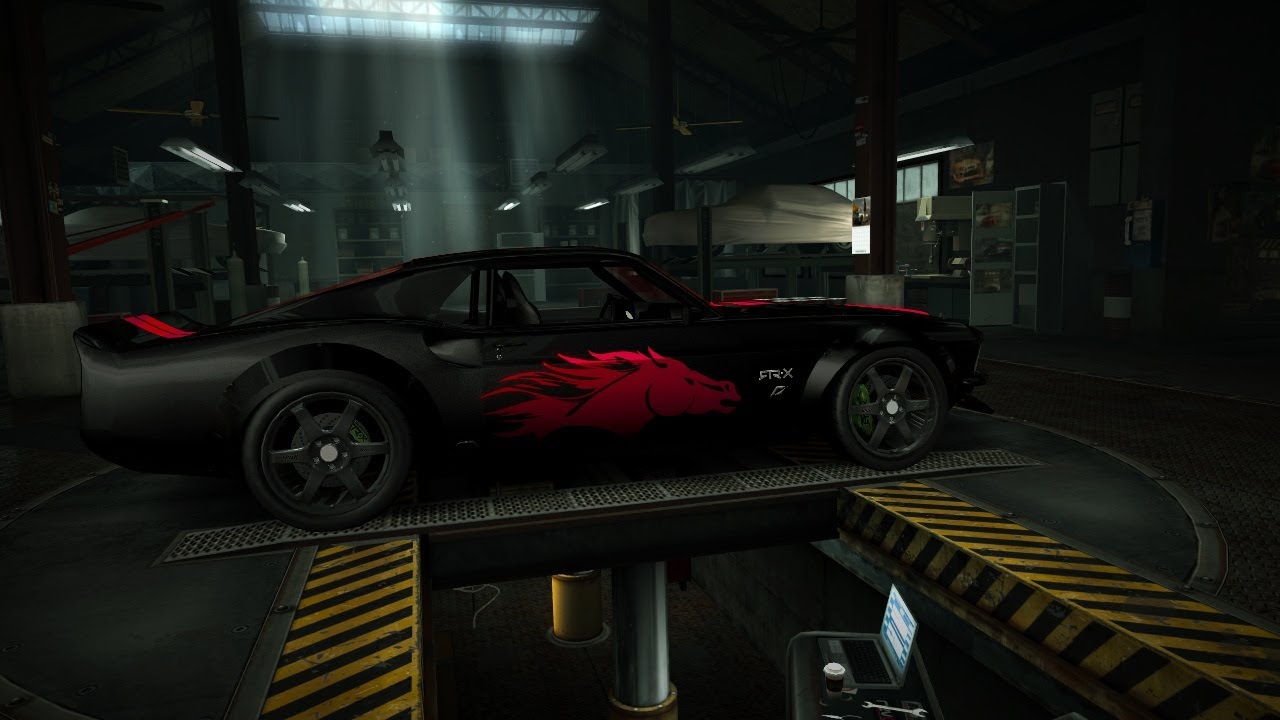 NFS World Vinyl Tutorial - Ford Mustang RTR X - YouTube