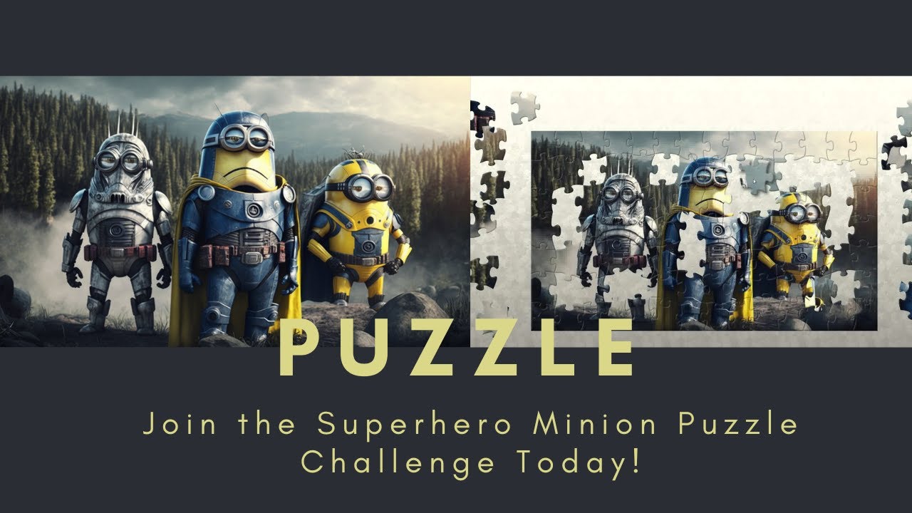 Join the Superhero Minion Puzzle Challenge Today! - YouTube