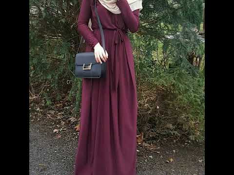 Tesettür günlük ve özel gün elbise modelleri