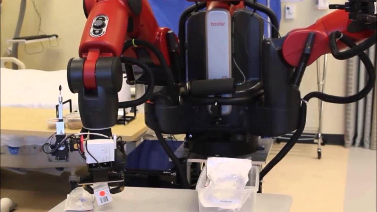 TRINA robot experiments at Duke School of Nursing - YouTube