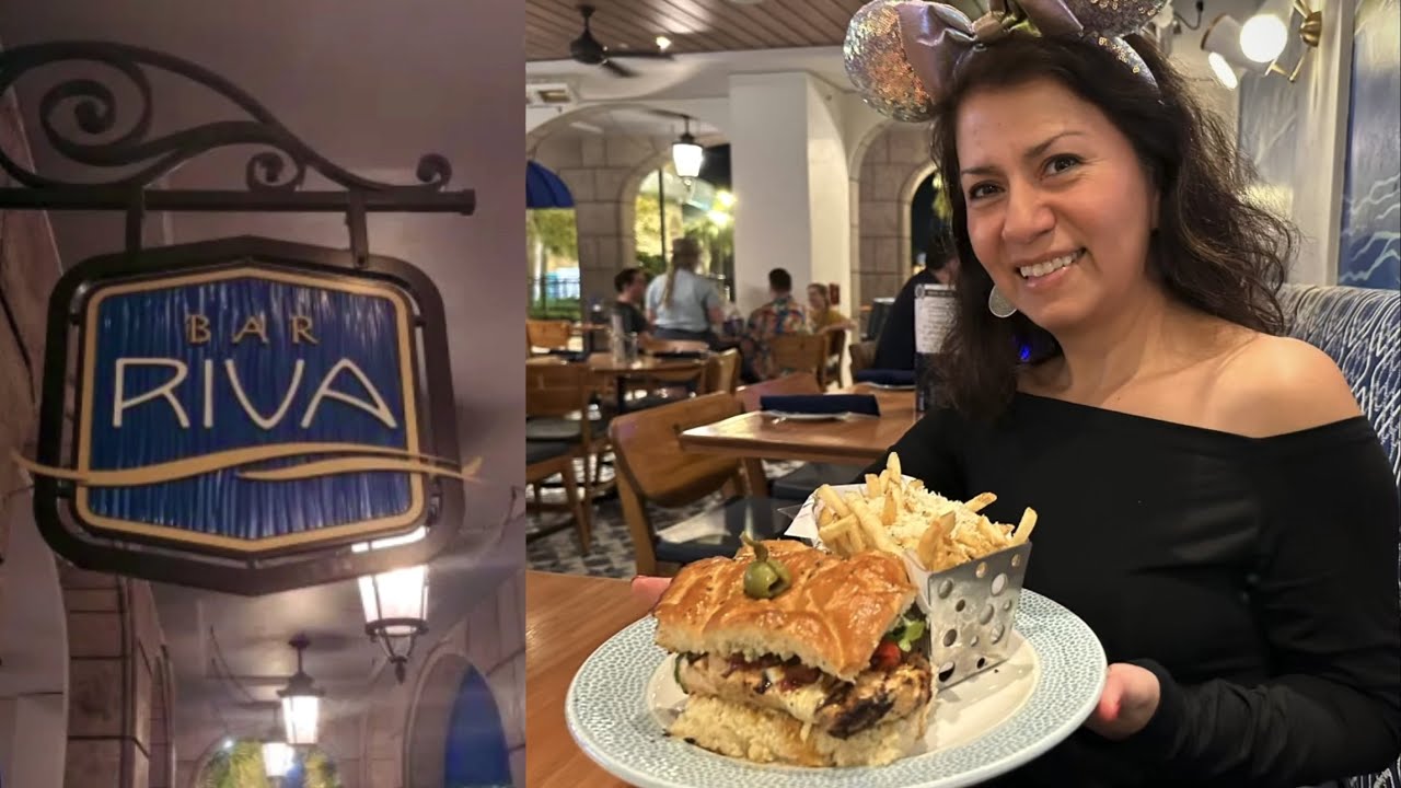 The BEST Chicken Sandwich in Disney World is at Bar Riva at Riviera ...