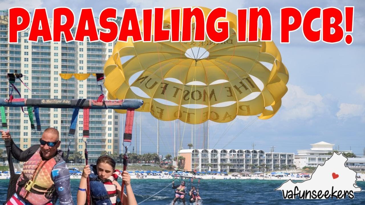 Up, Up, and Away Thrillseekers! Parasailing over Beautiful Panama City ...