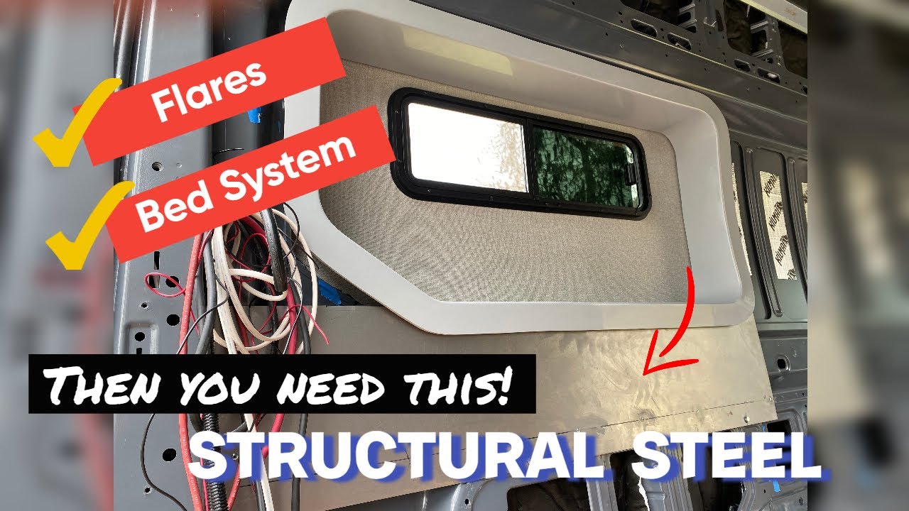 Ford Transit Van Build | Structural Steel, Flares & Bed |Why do you ...