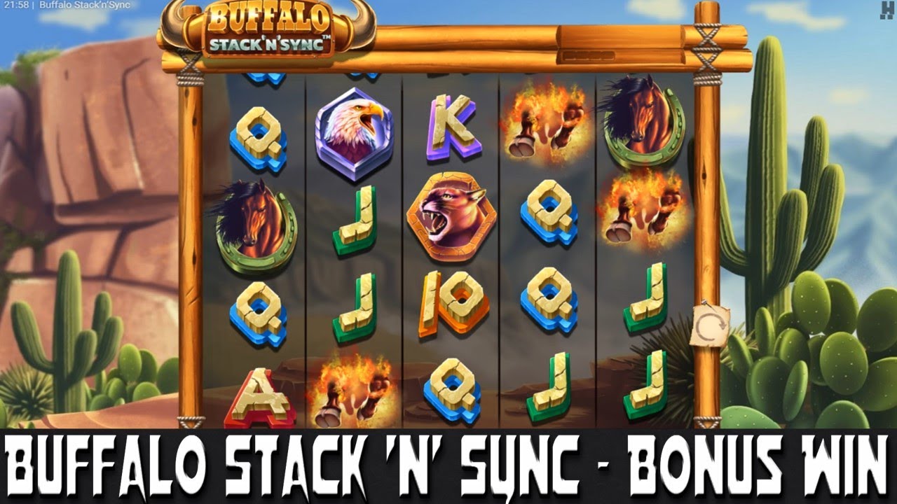 Buffalo Stack 'N' Sync - Bonus Win - YouTube