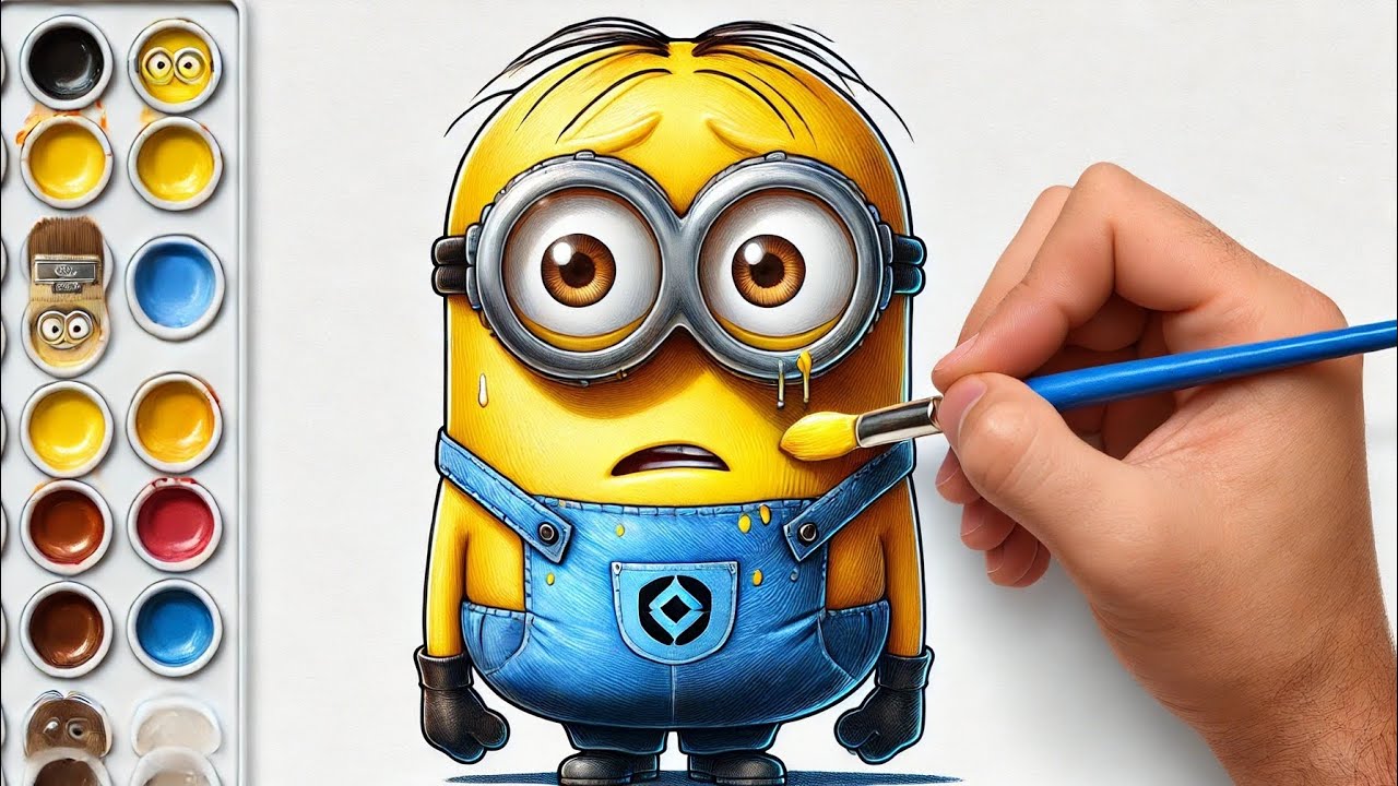 Minions Drawing and Coloring | Art Adventures for Children's by Art for ...