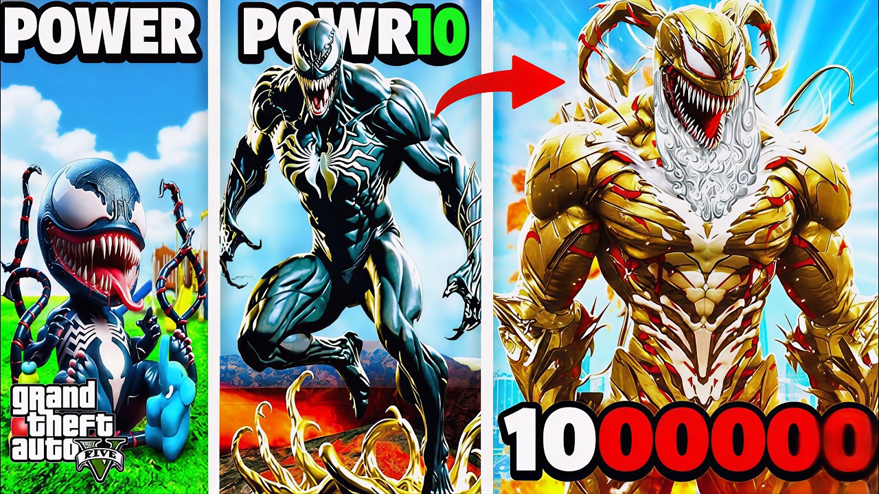 Evolving VENOM from WEAK to STRONGEST VENOM in GTA 5! ( GTA 5 MODS ...