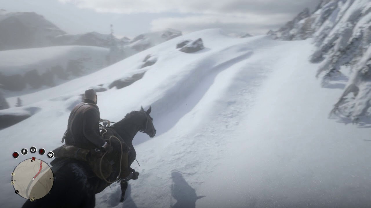 Red Dead Redemption 2 - WHY DOESN'T MY HORSE LIKE THE SNOW!!! - YouTube