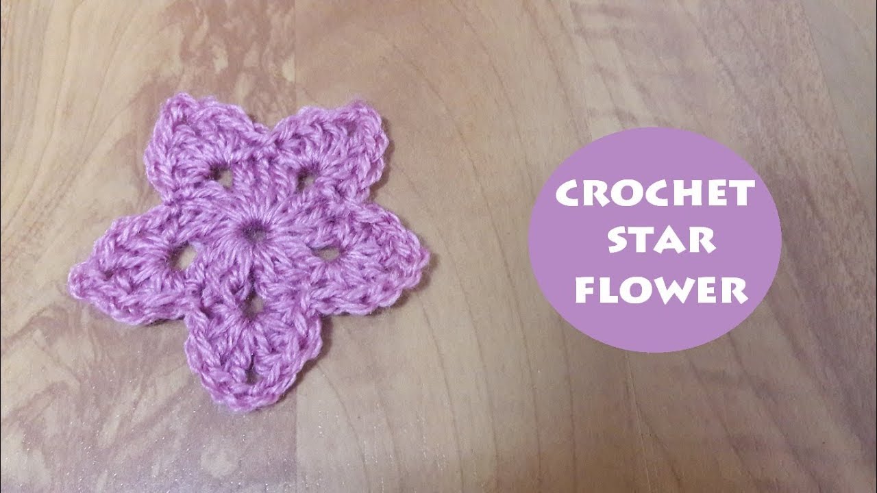 How to crochet a star flower? | Crochet With Samra - YouTube