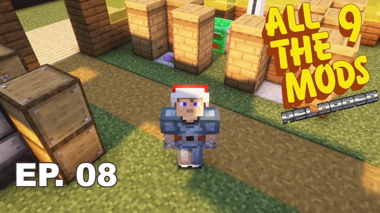 All The Mods 9 Reloaded Ep. 08 - Modular Routers + Bees! - YouTube