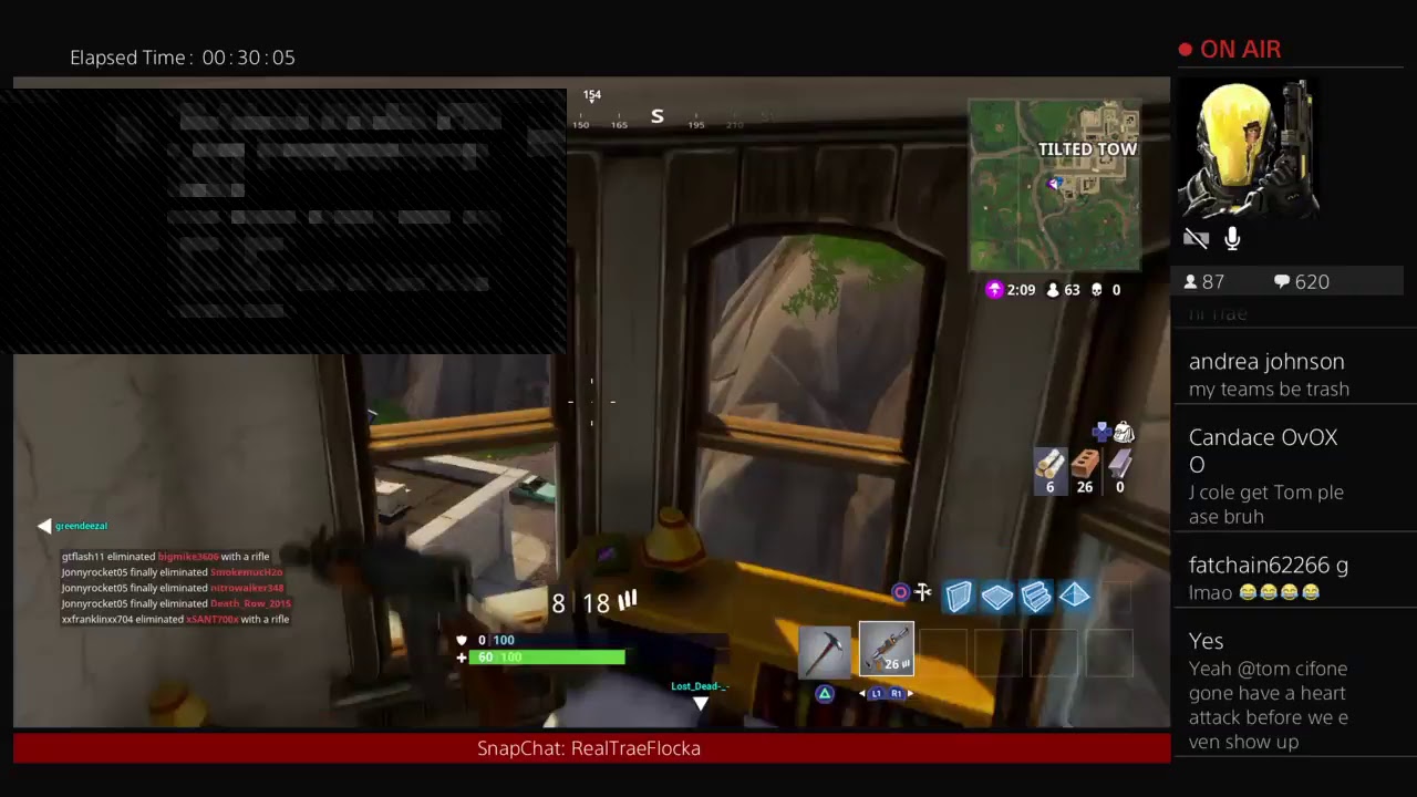 Trae Flocka plays Fortnite #PS4 #GOMFSFB - YouTube
