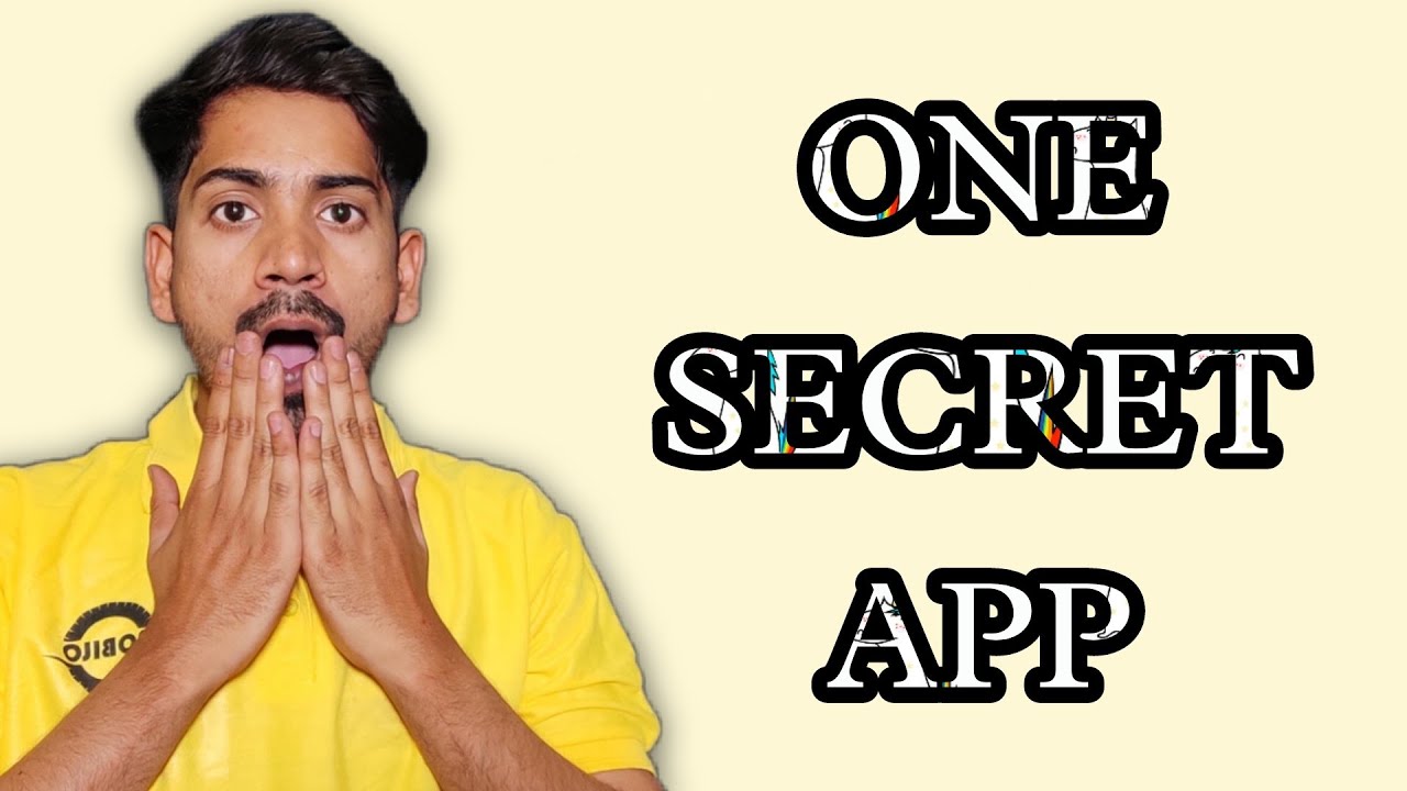 One secret app on Playstore 2022 - YouTube