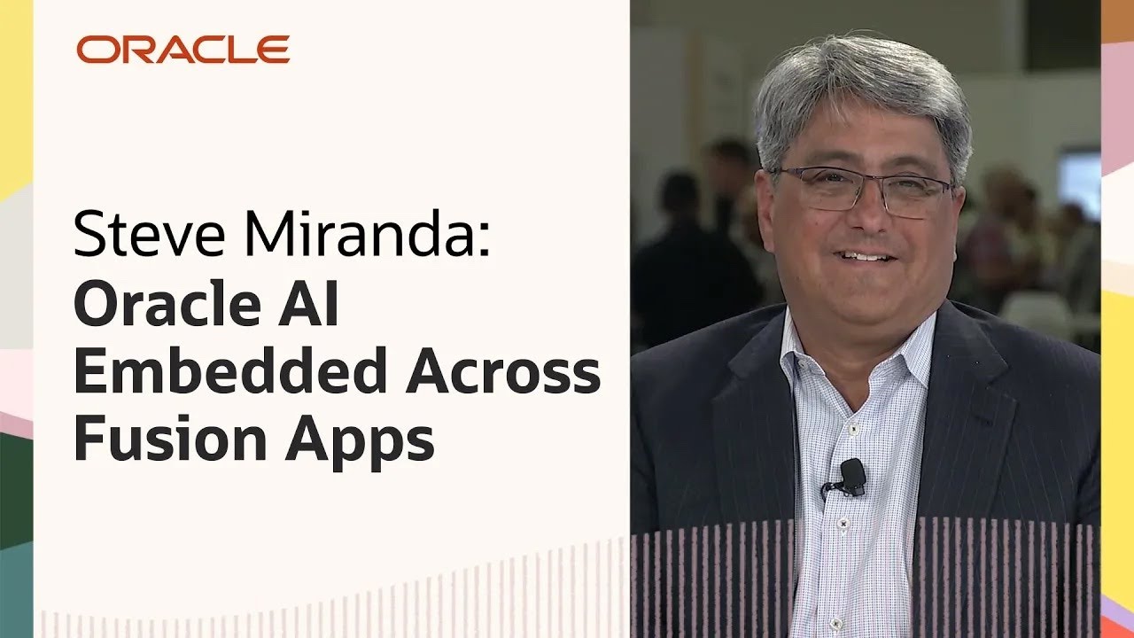 Oracle TV CloudWorld 2024: Steve Miranda on the AI Advantage with ...