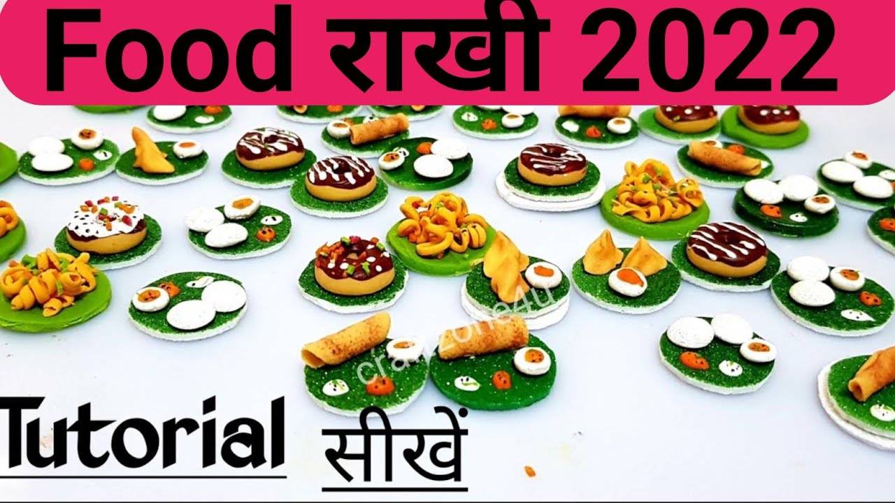 Easy food rakhi to make at home in 5 minutes 4K / Easy rakhi making at ...