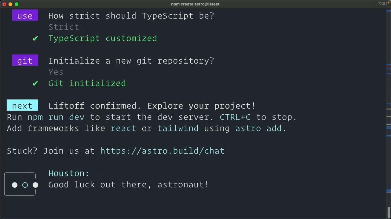 Creating an Astro Project - YouTube