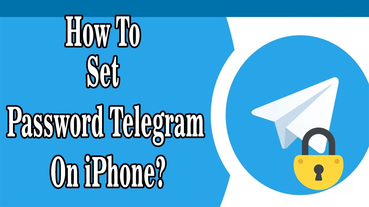 How To Set Password Telegram on iPhone? - YouTube