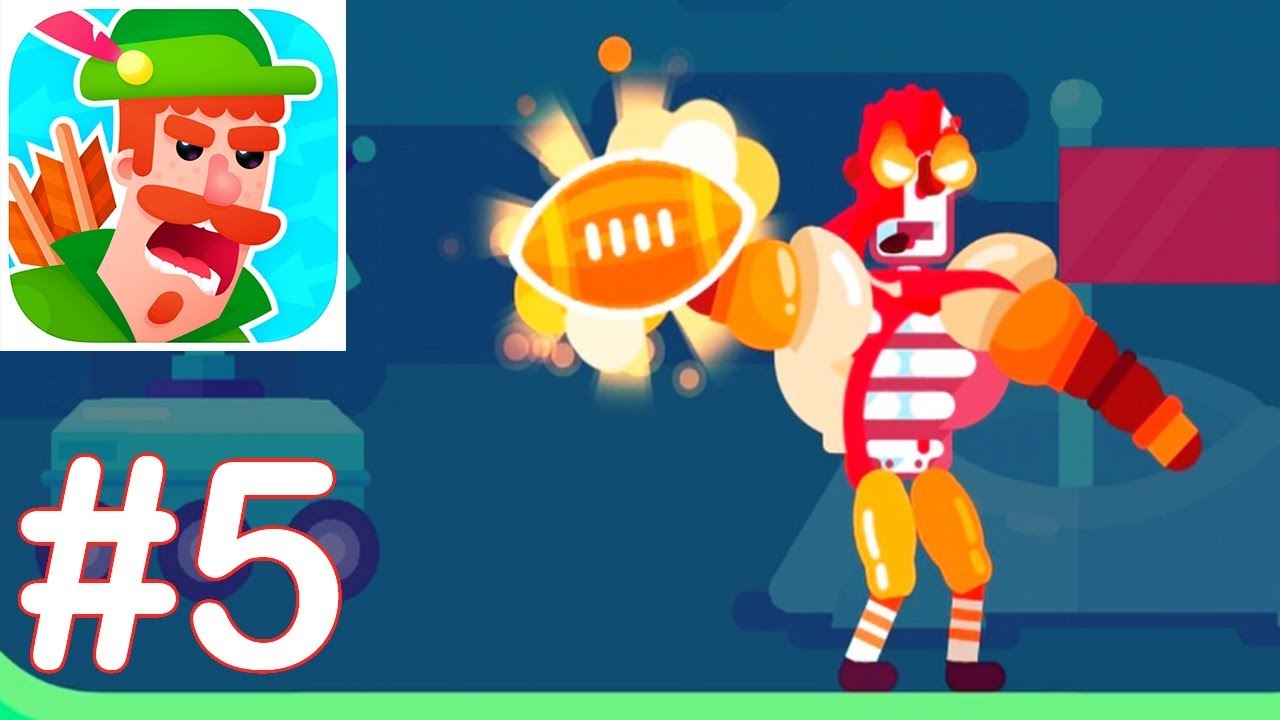 Bowmasters - Gameplay Walkthrough Part 5 - Legendary Mad Mike And More ...