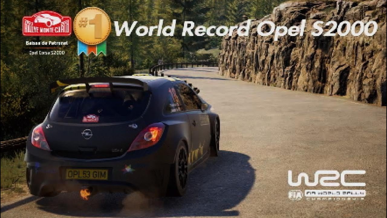 WORLD RECORD🏆Opel Corsa S2000 Monte-Carlo🇲🇨Baisse de Patronel EA WRC ...