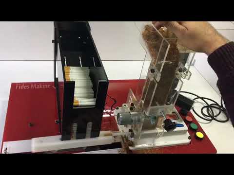 Pedallı ve Tuşlu, Elektrikli Otomatik Sigara Sarma Makinası