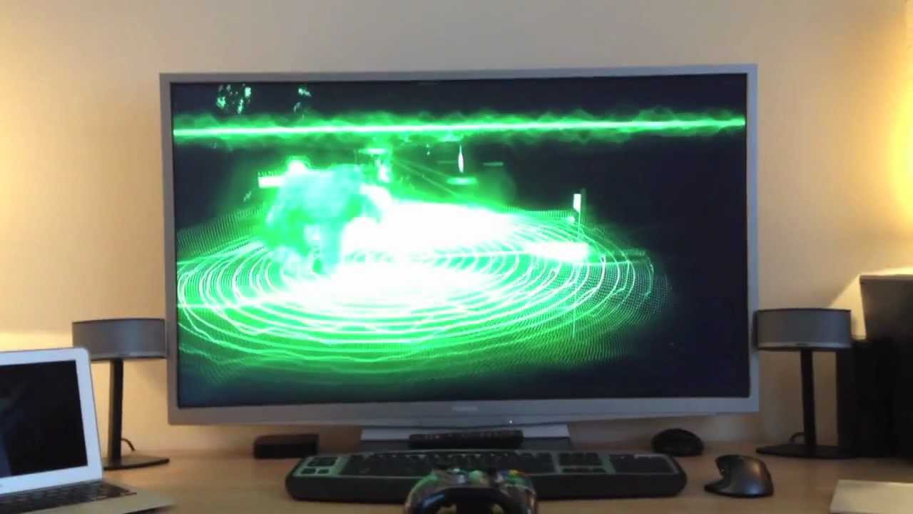 Xbox 360 & Desktop Gaming Setup 2012 - YouTube